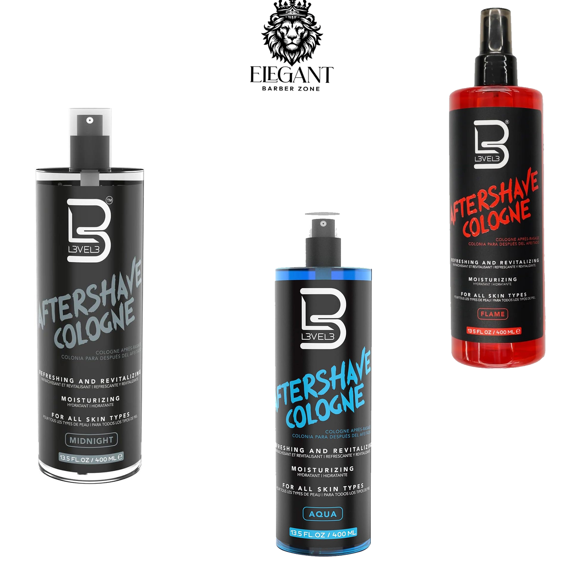 Level 3 After Shave Spray Cologne- 3 pcs – Elegant Barber Zone